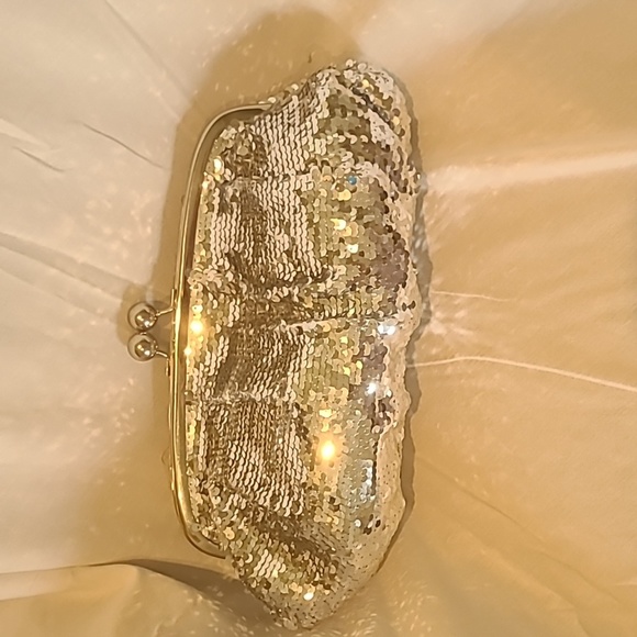 limited edition | Bags | Vintage Limited Edition Silver Sequin ...